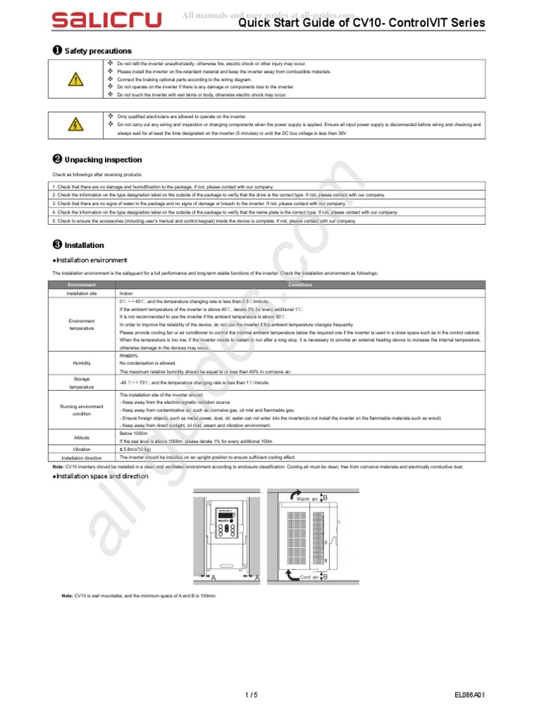 Inverter Safety Precautions Guide | PDF | Power Inverter | Power Supply