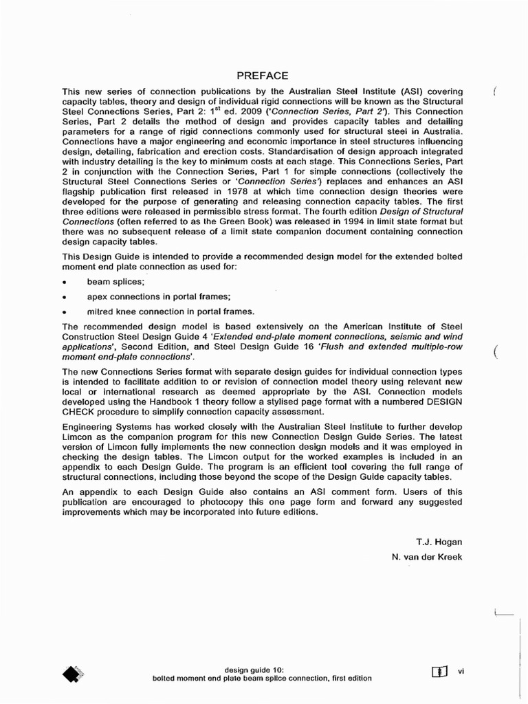 ASI Design Guide 10 - Bolted Moment End Plate Beam Splice Connections 7 ...