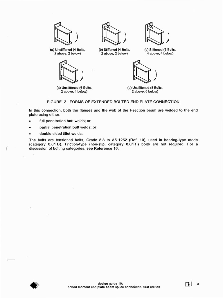 ASI Design Guide 10 - Bolted Moment End Plate Beam Splice Connections ...