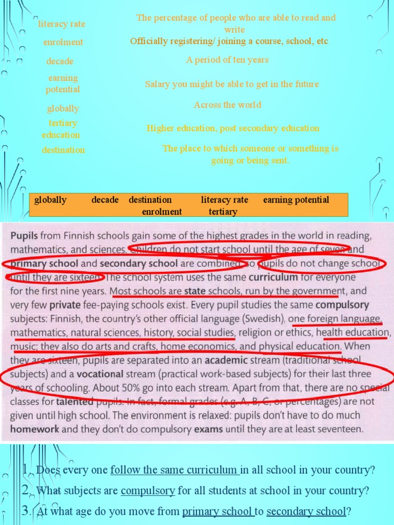 Unit 1 Education and Learning | PDF | Schools | Academic Degree