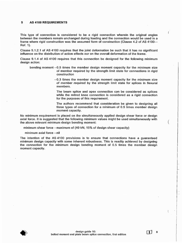 ASI Design Guide 10 - Bolted Moment End Plate Beam Splice Connections ...