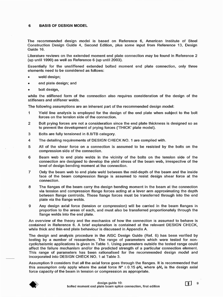 ASI Design Guide 10 - Bolted Moment End Plate Beam Splice Connections ...