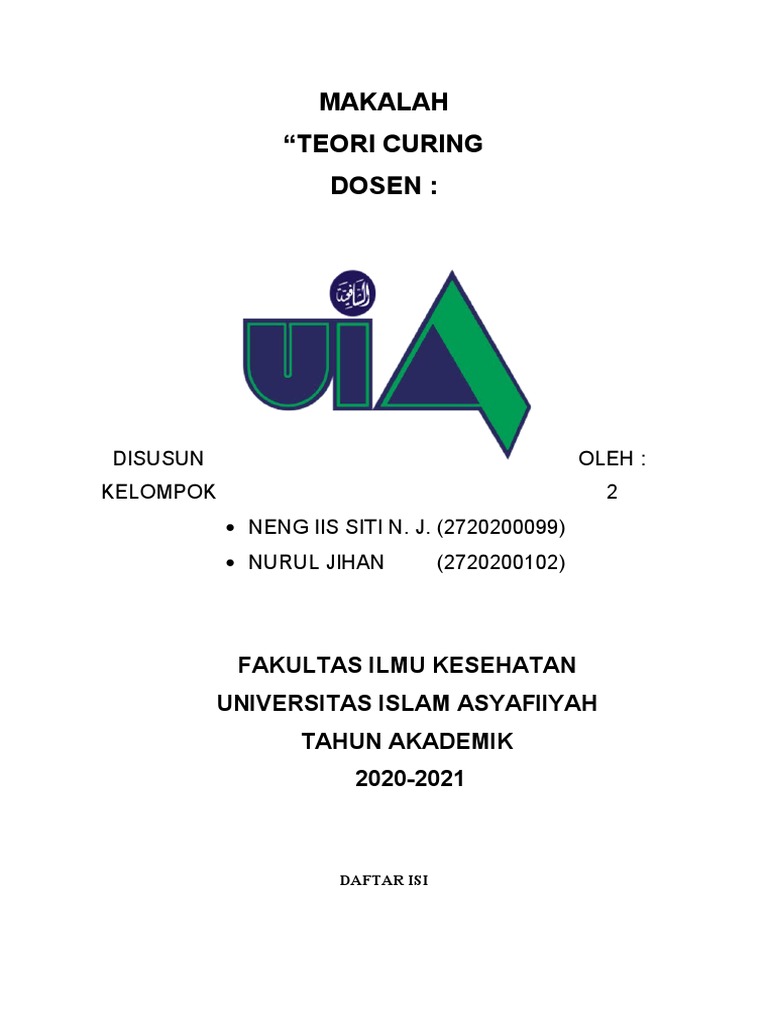 Makalah Teori Curing | PDF