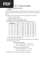 Cartes de Contrôle Avec Corrigé | PDF | Management de la qualité ...
