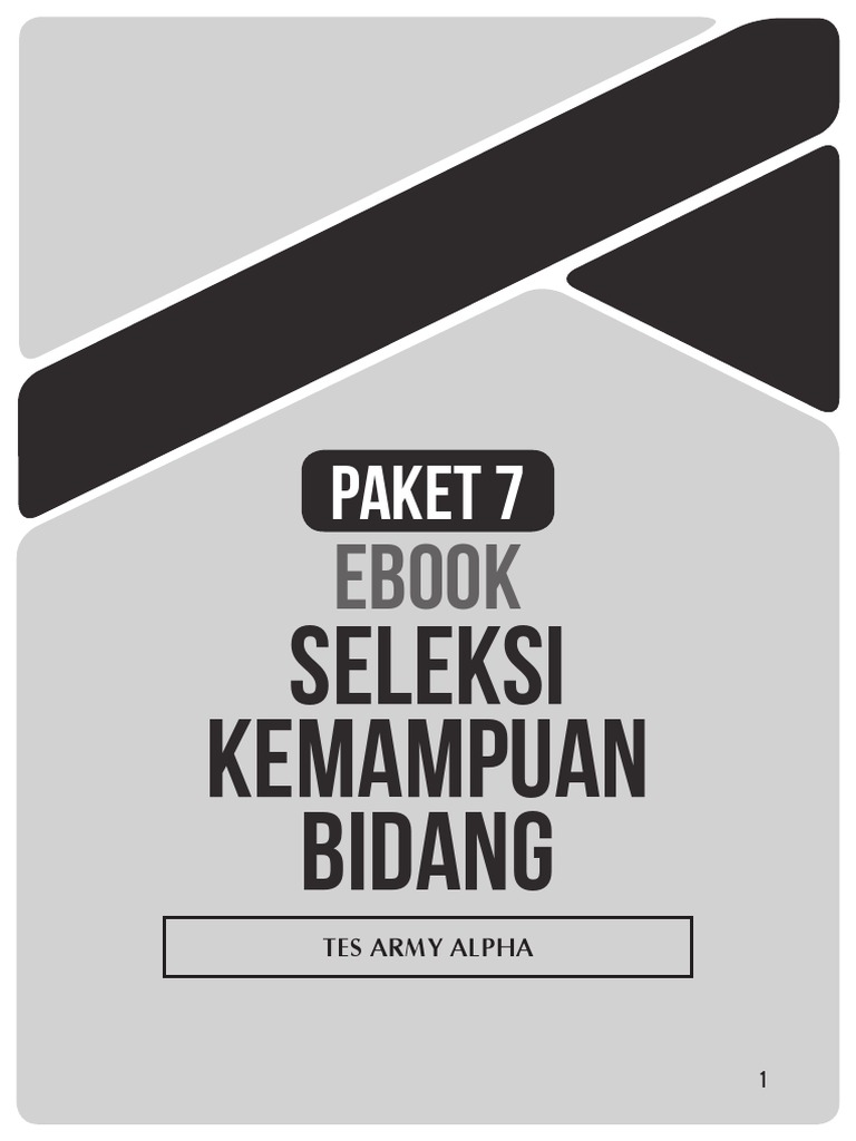 Panduan Lengkap Tes Army Alpha | PDF