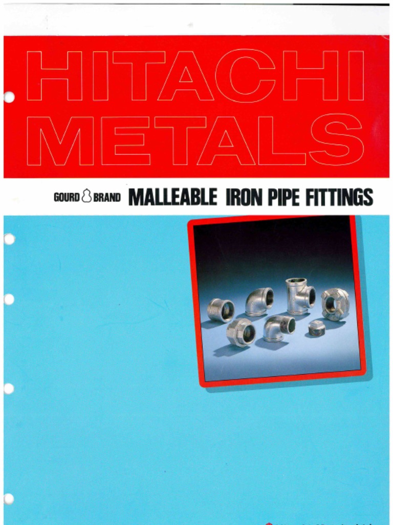 Hitachi Fittings Catalogue | PDF