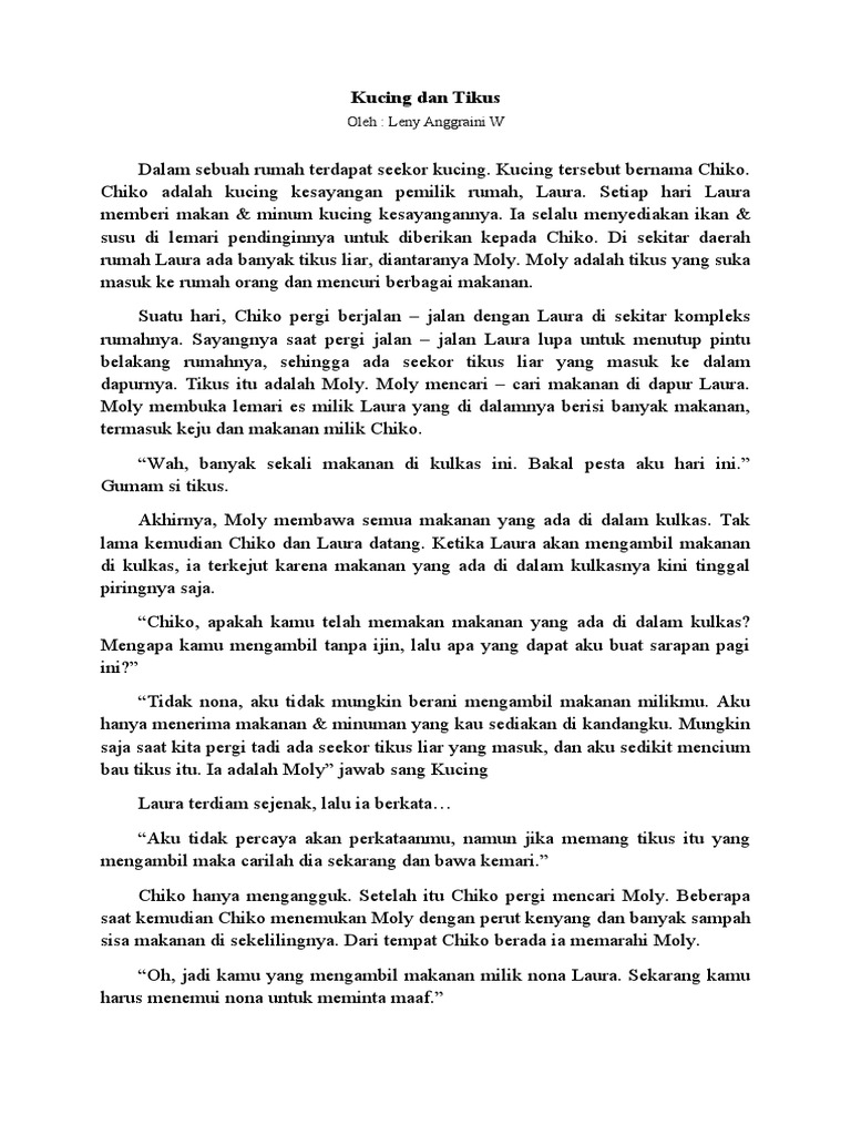 Kucing Dan Tikus | PDF | Fiksi Misteri, Thriller, & Kejahatan