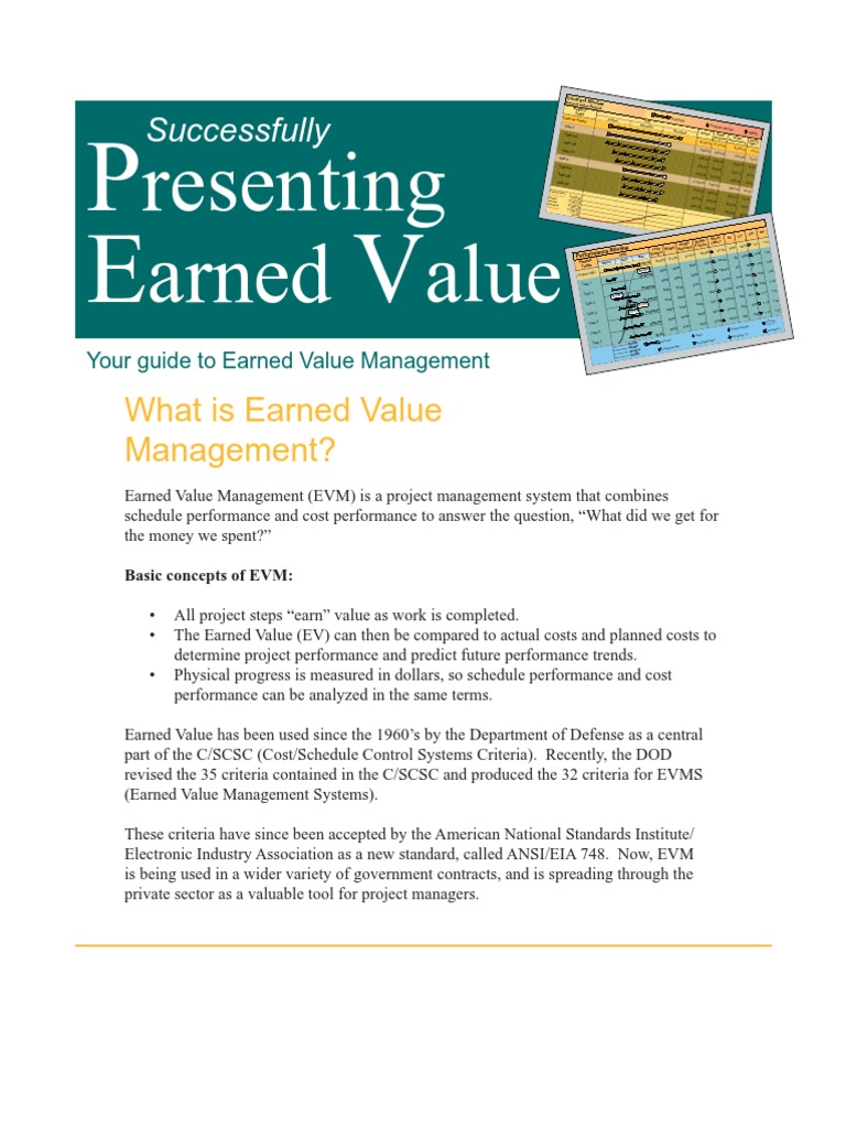 Earned Value Analysis | PDF Earned Value Analysis | PDF