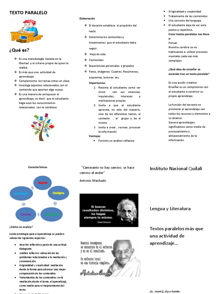 Texto Paralelo | PDF | Creatividad | Aprendizaje