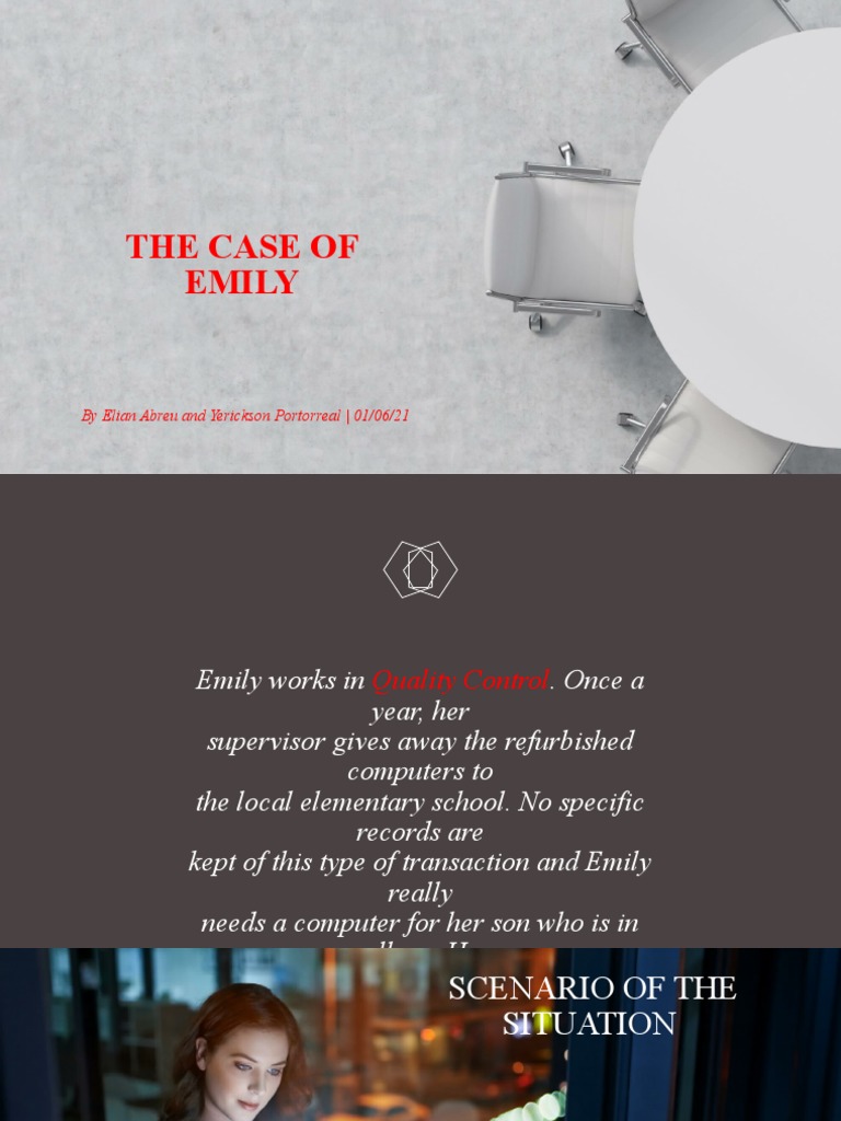 Case of Emily | PDF | Business | Psychological Concepts