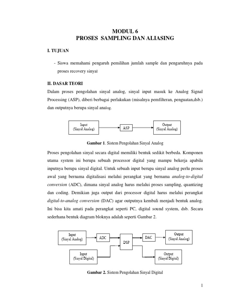 Modul 6 Sampling Alias Pdf 