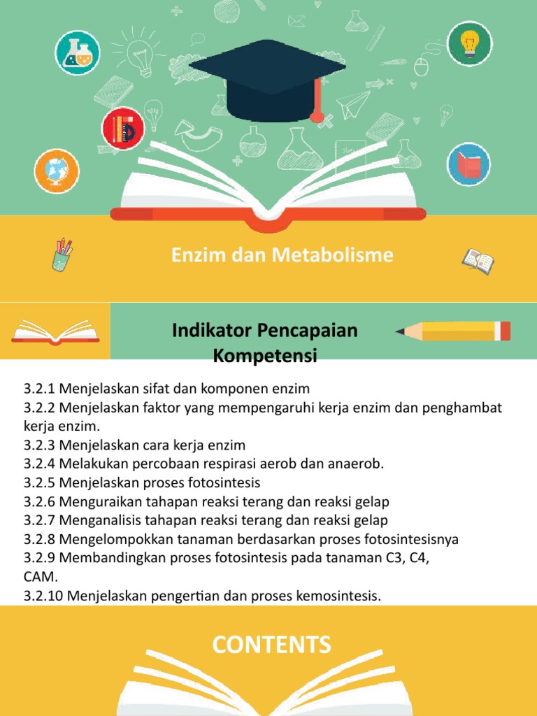 Enzim dan Proses Metabolisme | PDF