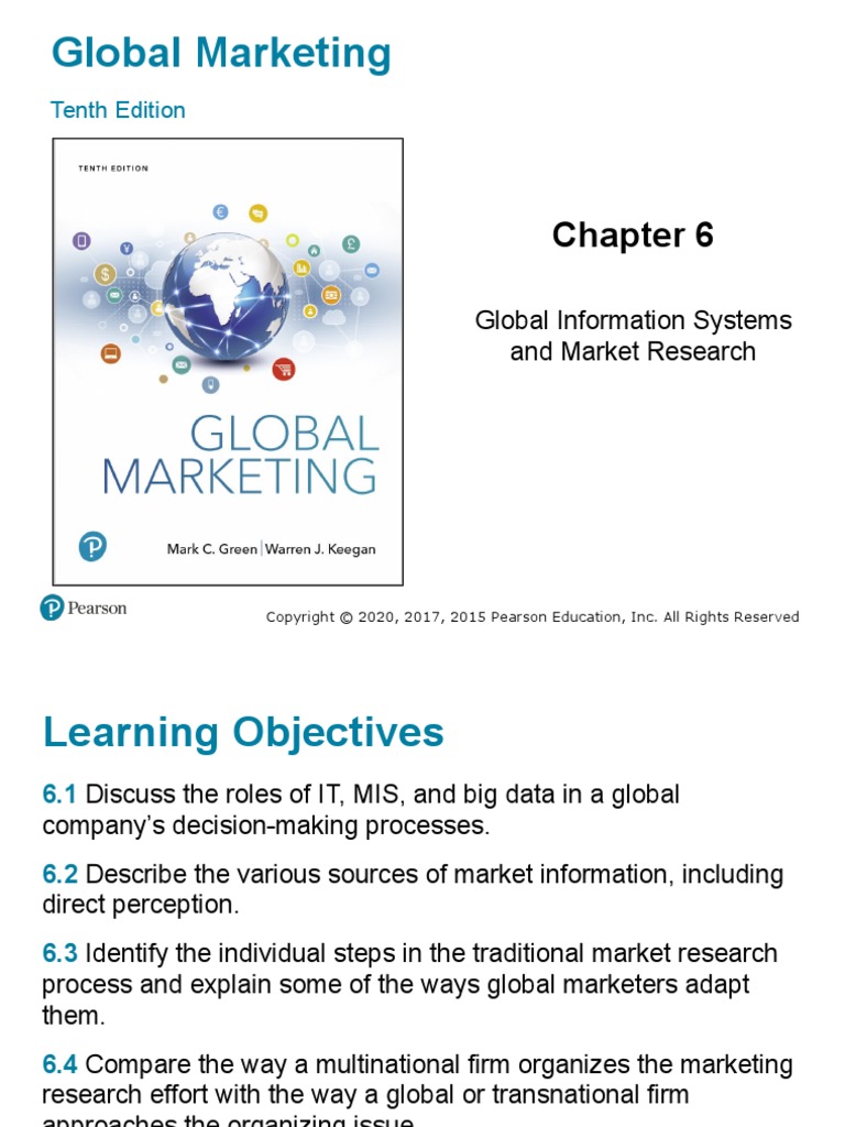 Chapter 6 - Global Information Systems and Market Research | PDF | Big ...