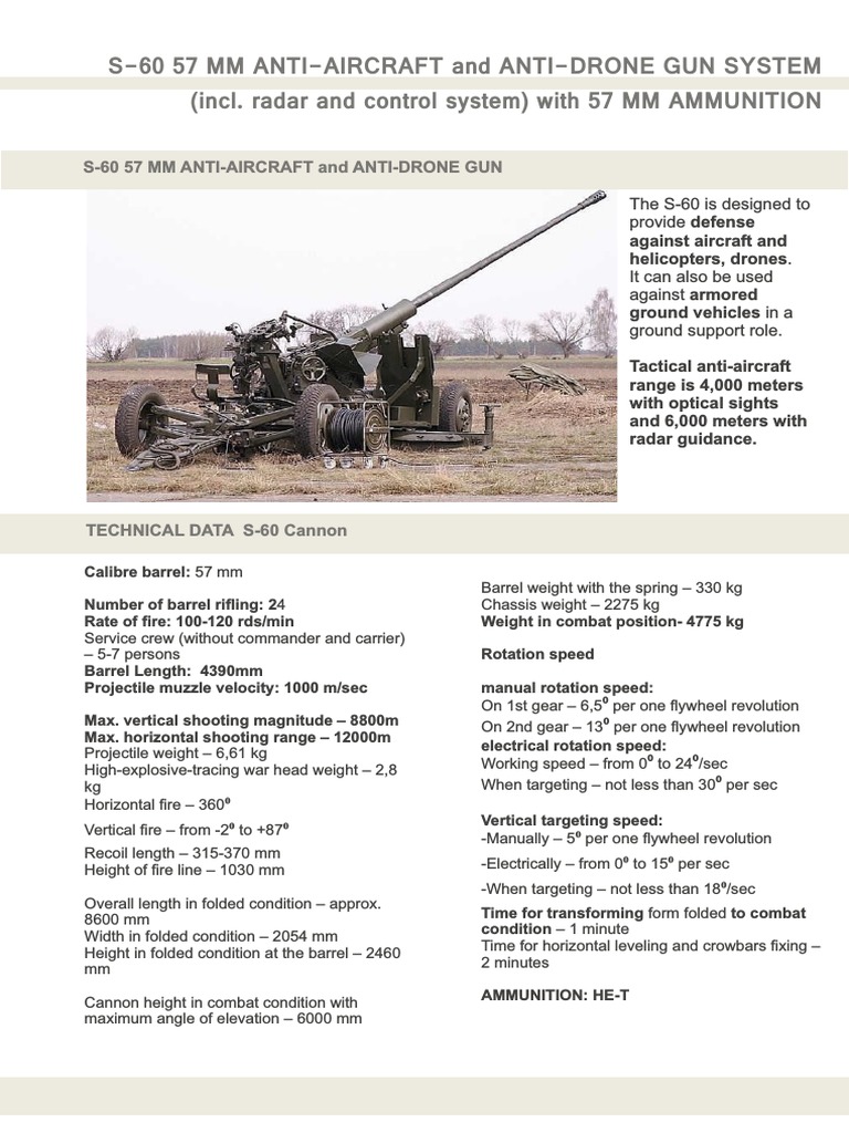 57mm Anti Aircraft HET Ammunition | PDF | Anti Aircraft Warfare ...