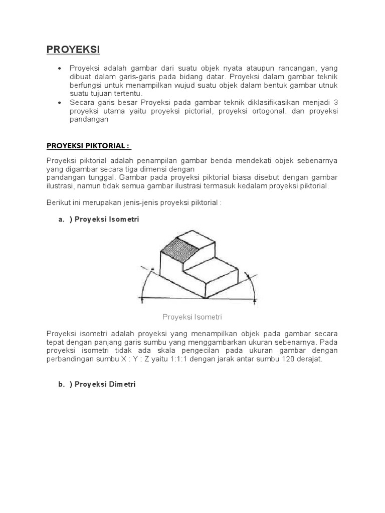 PROYEKSI | PDF