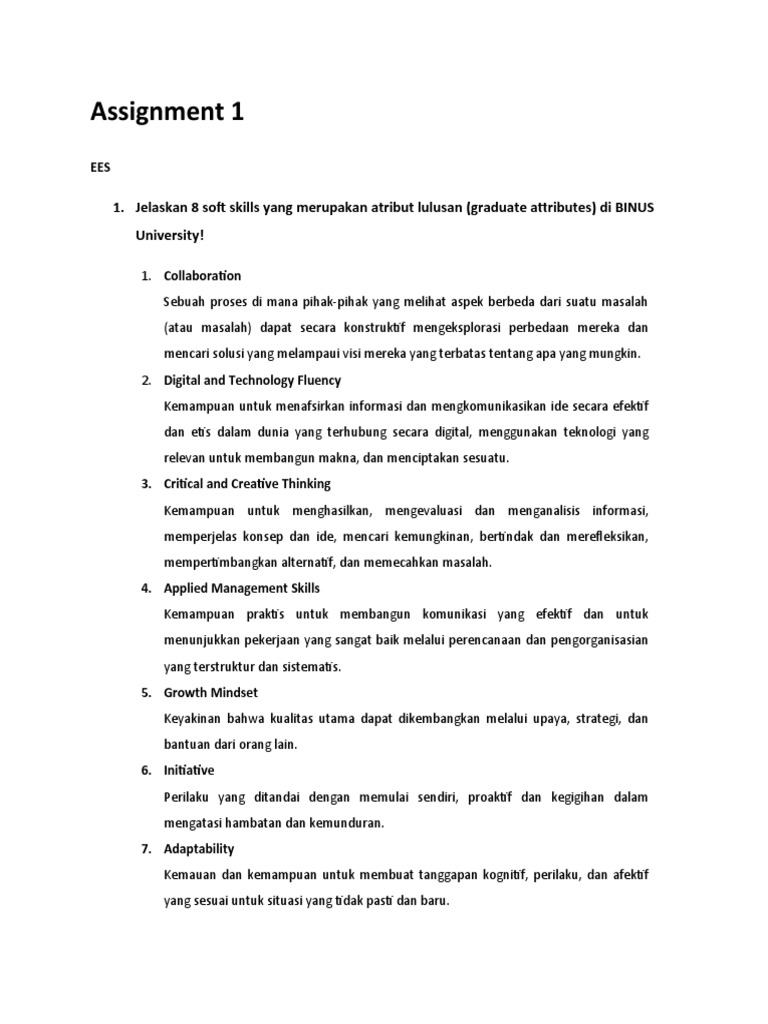 Assignment Bulan 1 - EES IN CS RS | PDF