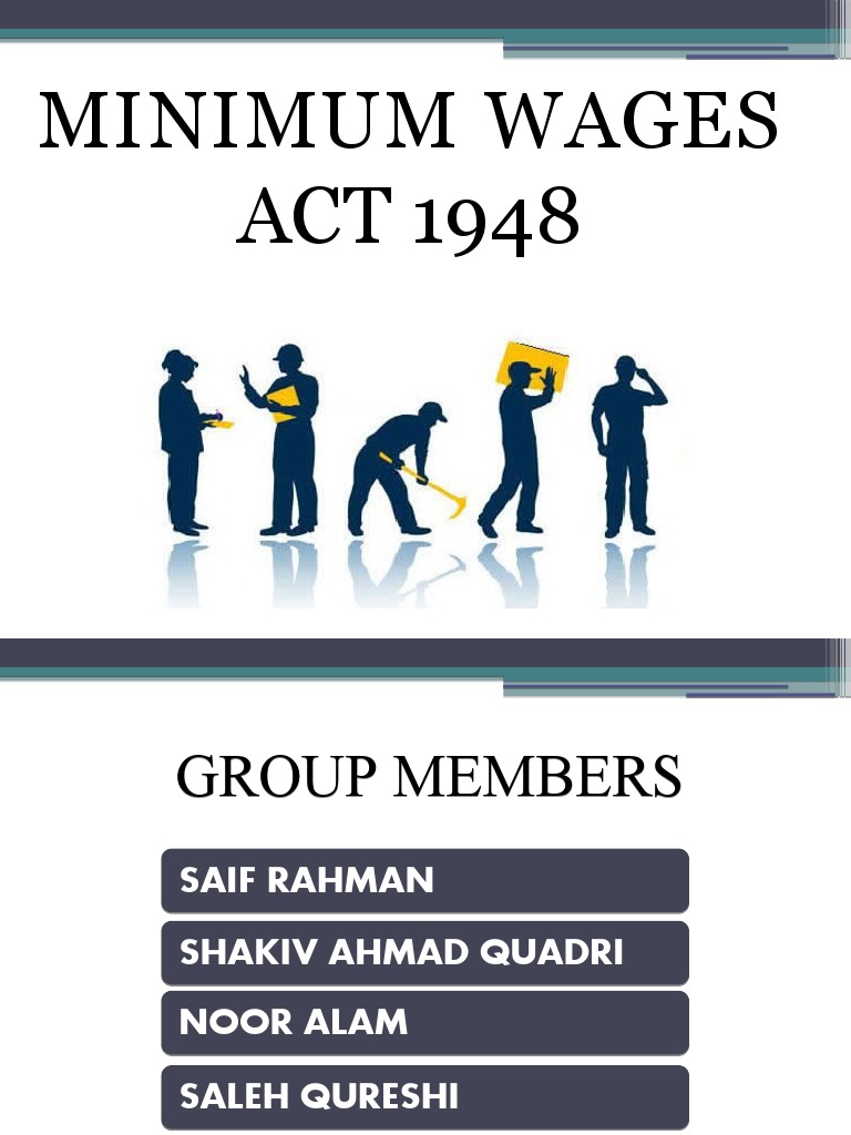 Minimum Wages Act 1948 | PDF | Wage | Piece Work