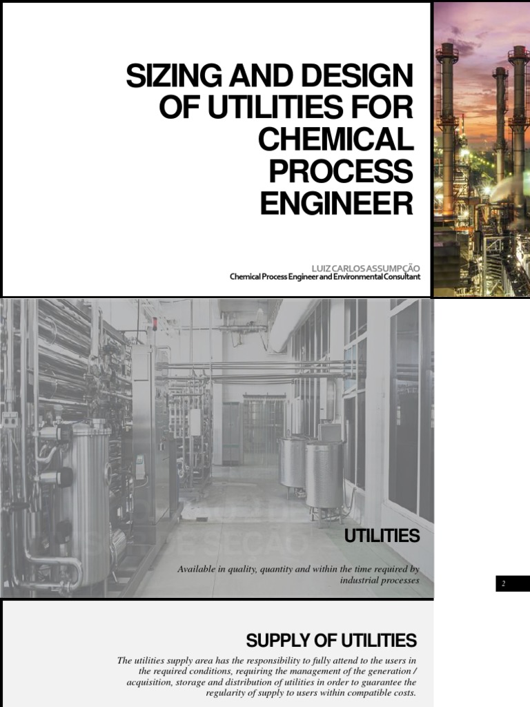 Sizing and Design of Utilities For Chemical Process | PDF | Water ...