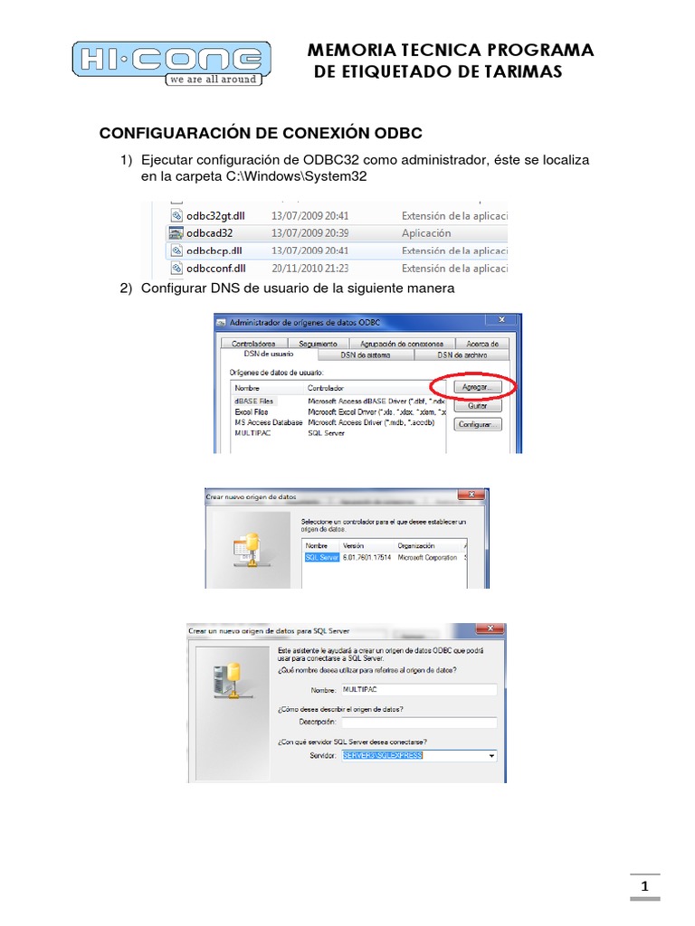 Memoria Técnica Instalación Sistema Hicone | PDF