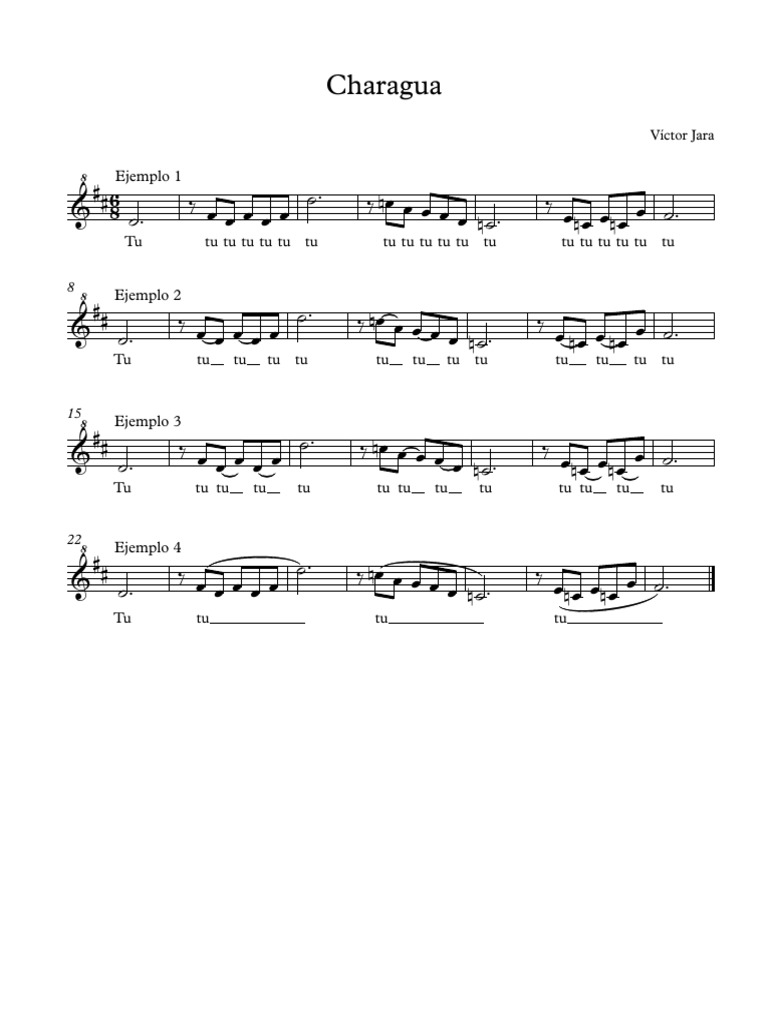 Charagua - Partitura Completa | PDF