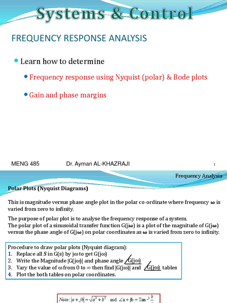 08 Frequency Response Methods Mech | PDF | Telecommunications ...