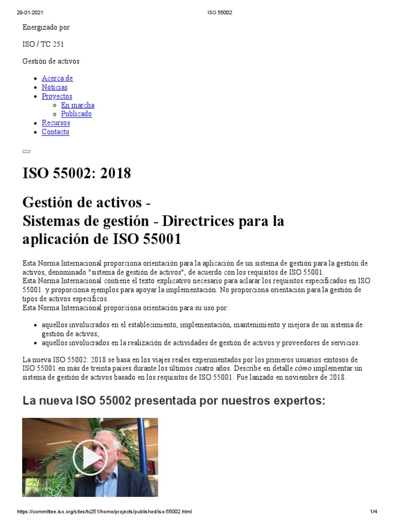 Iso 55002 | Descargar gratis PDF | Gestión de activos | Organización ...