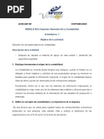 Actividad 1 Del Módulo 1 | PDF | Contador | Contabilidad