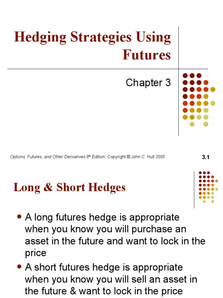 Hedging Strategies Using Futures: Options, Futures, and Other ...