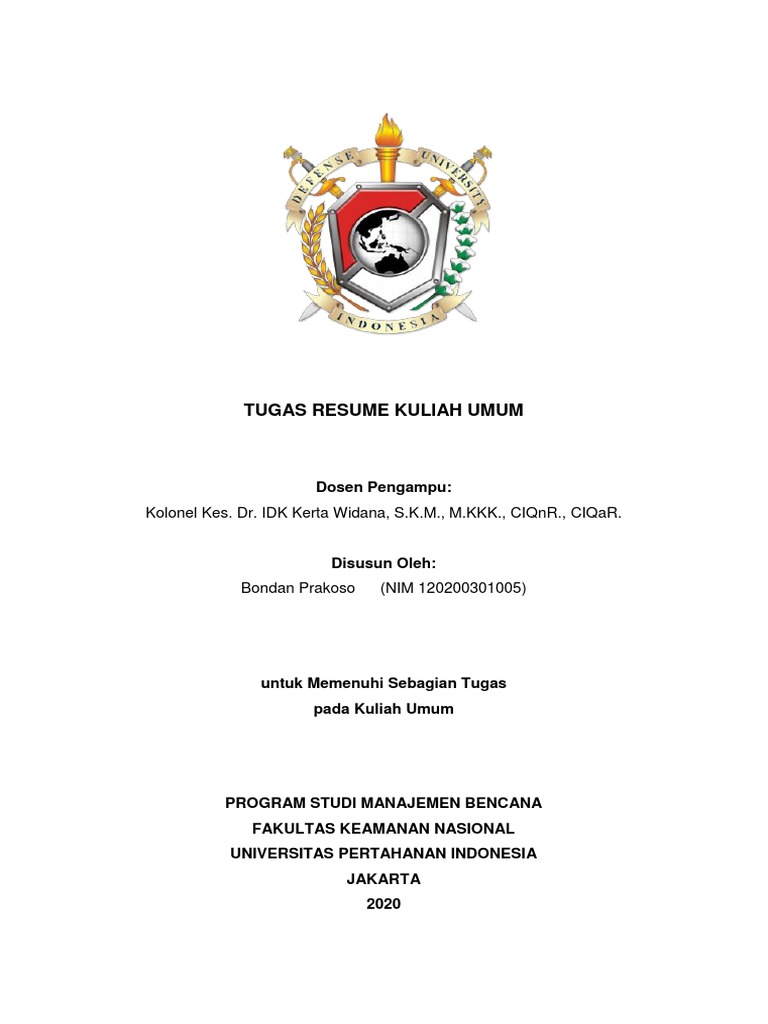 Resume Kuliah Umum | PDF | Politik