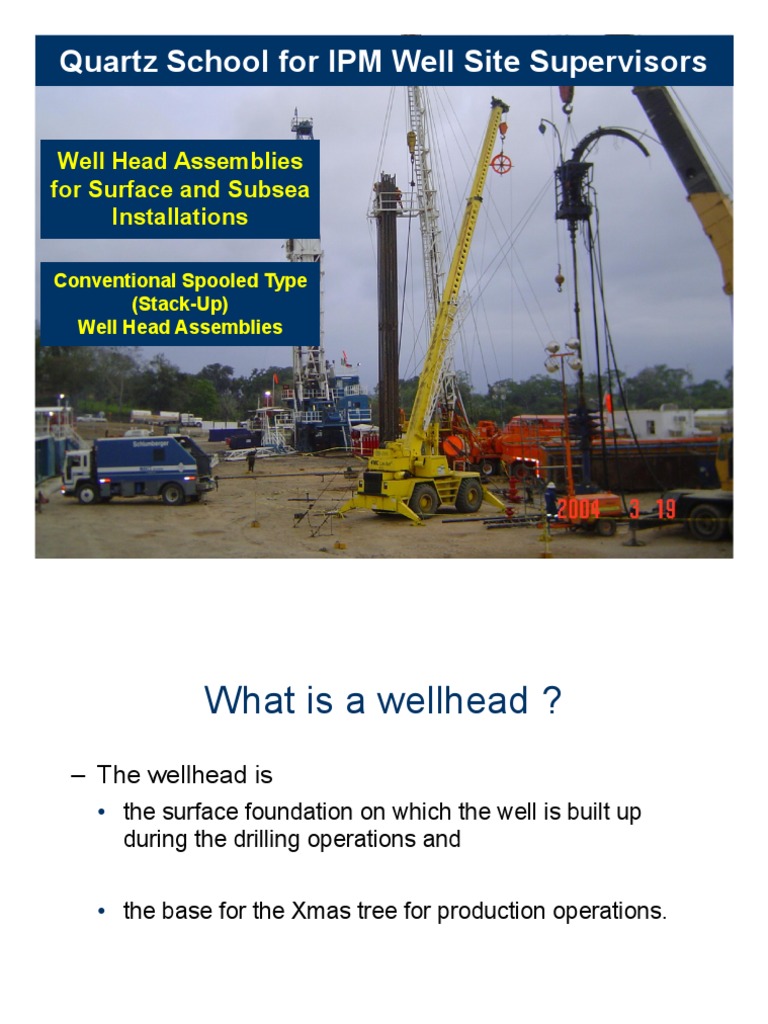 01 Surface Spooled (Stack-Up) Wellheads | PDF | Casing (Borehole ...