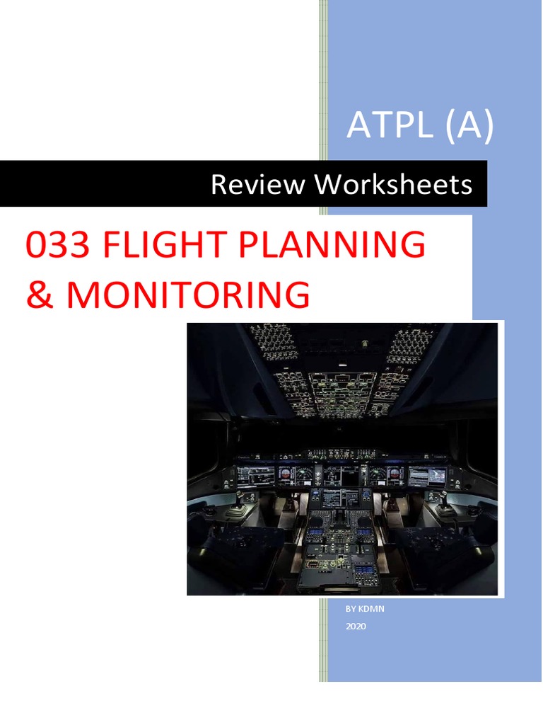 ATPL Flight Planning Cheat Sheet | PDF | Aeronautics | Aviation Safety