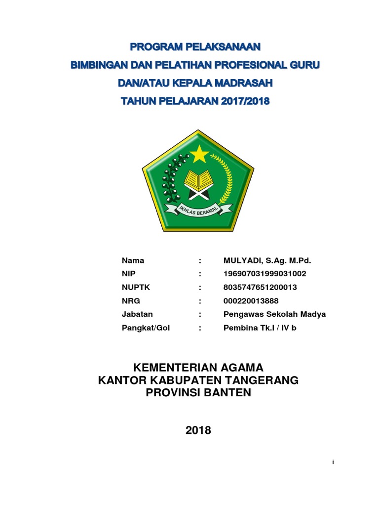 Identitas Program Bimlat - Pendidikangratis | PDF