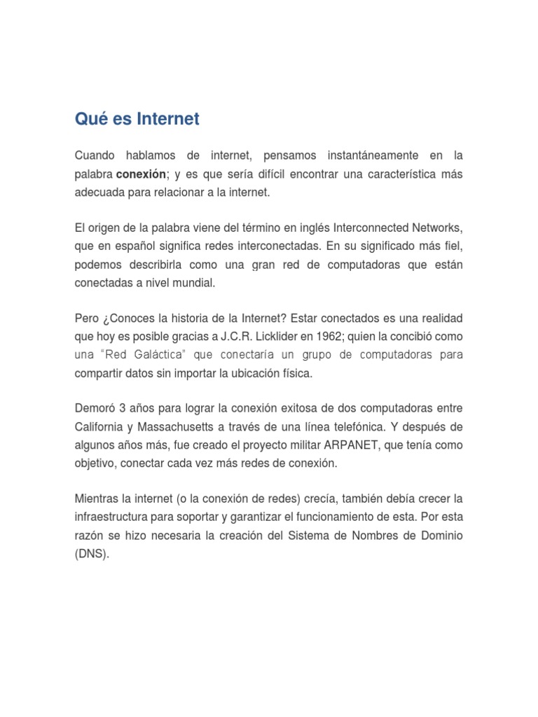 Qué Es Internet | PDF