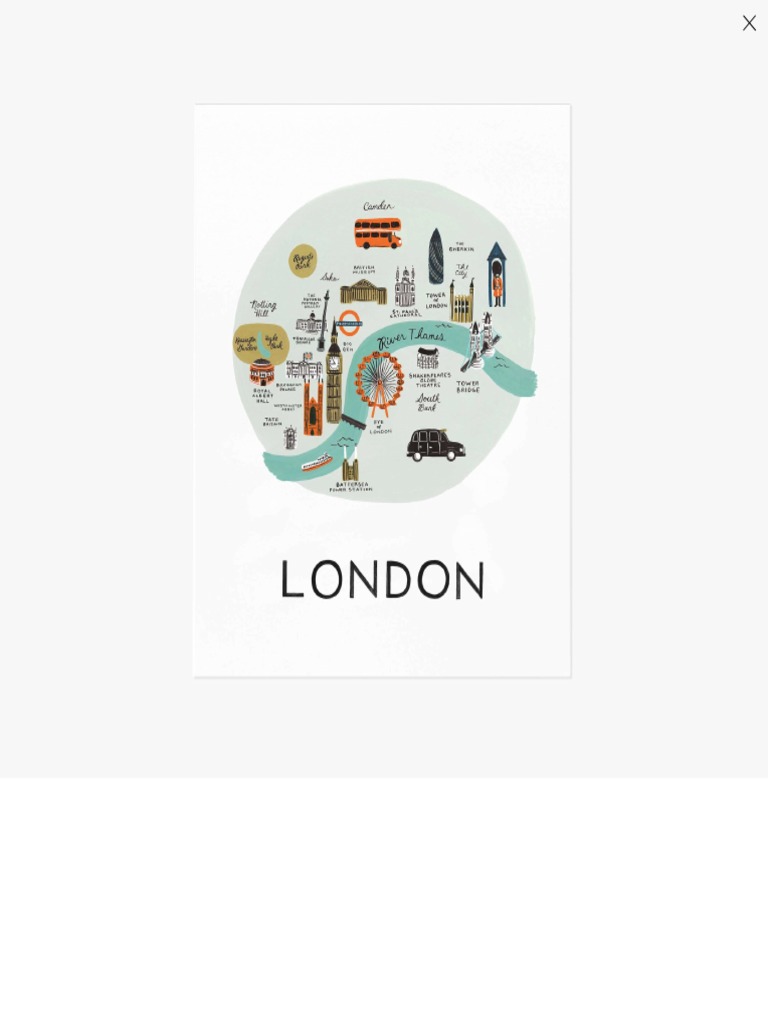 London Art Print - Rifle Paper Co. | PDF | Paintings