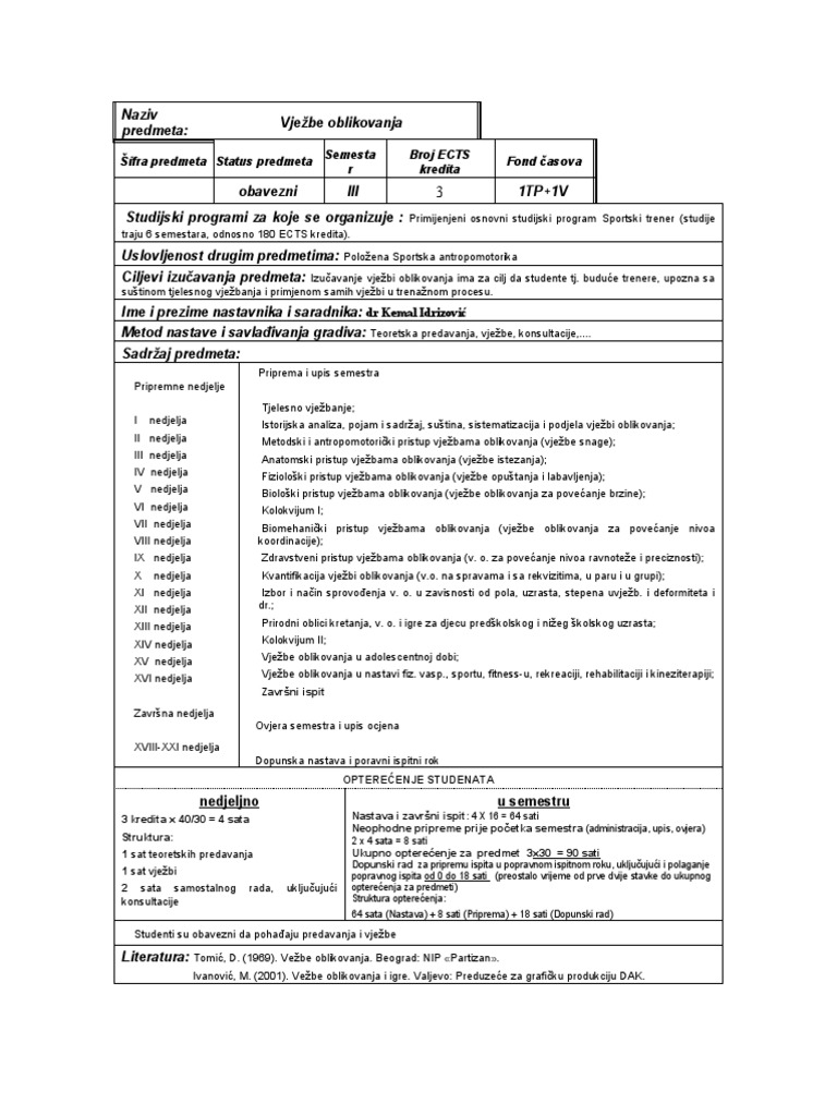 Vjezbe Oblikovanja | PDF