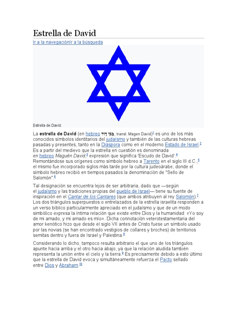Estrella de David | Descargar gratis PDF | Judios y judaísmo | Tora