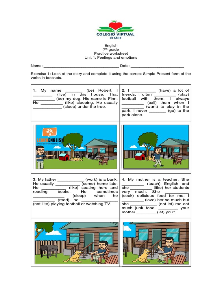 Review Unit 1 - Present Simple | PDF | Grammar | Morphology