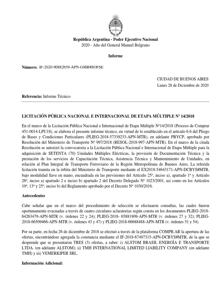 Informe Detallado | PDF | Transporte | Business