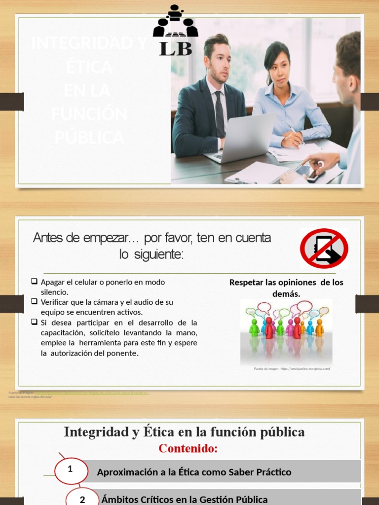 Integridad Y ética En La Funcion Pública Pdf Corrupción Política