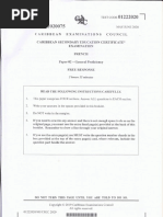 CSEC French Paper 1 Answer Keys 2020-2024 | PDF
