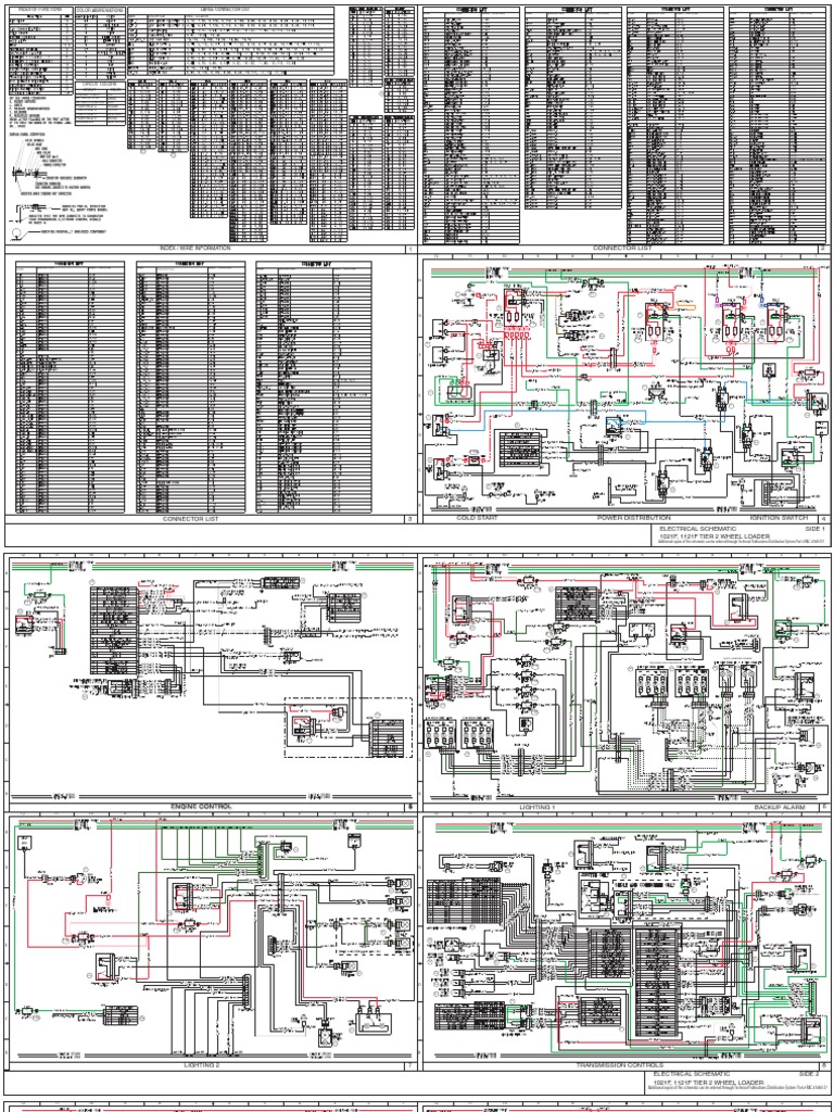 1021F Wheel Loader Electrical Schematic | PDF | Electromagnetism | Design