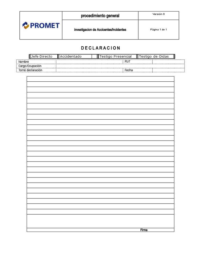 15.-Formato de Declaración | PDF