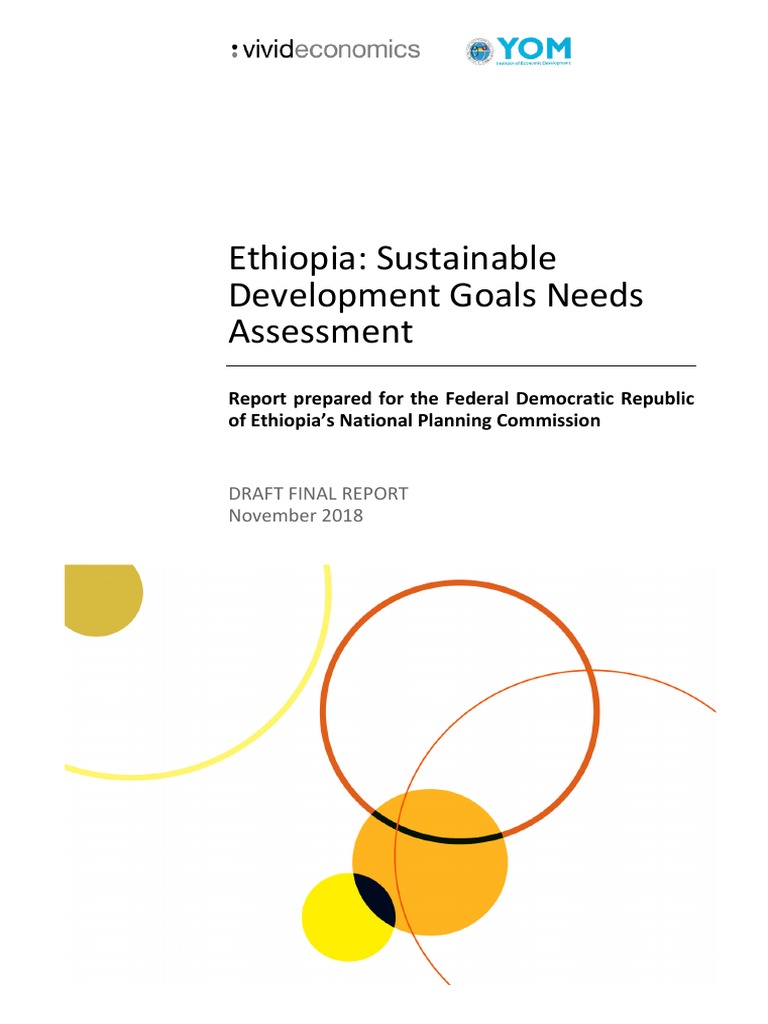 Ethiopia SDG Needs Assessment Final Report (v2) | PDF | Agriculture ...