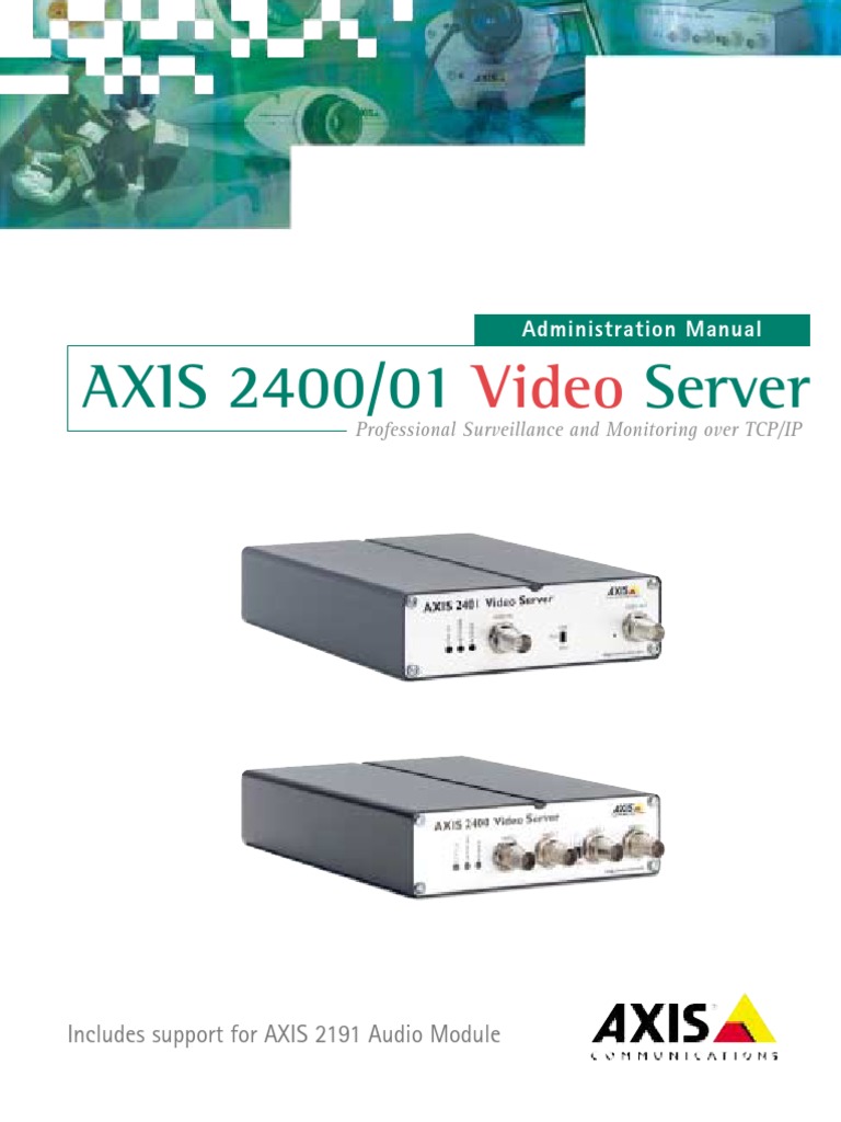 Axis 241QA | PDF | Computer Network | Modem