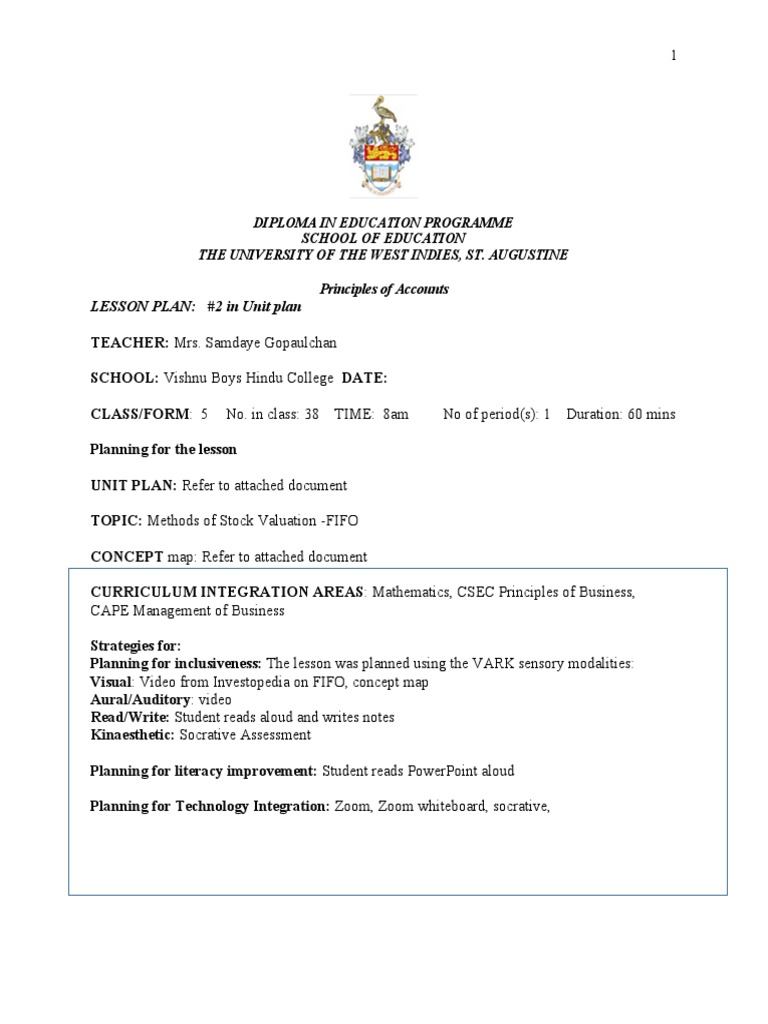 LESSON PLAN: #2 in Unit Plan | PDF | Microsoft Power Point | Lesson Plan