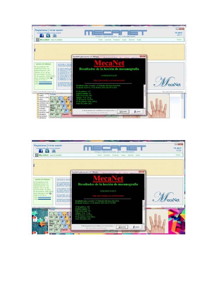 Lecciones Mecanet Semana 1 | PDF