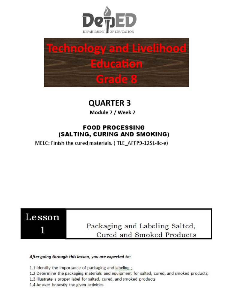 Food Processing (Salting, Curing, Smoking) | Download Free PDF | Ham ...