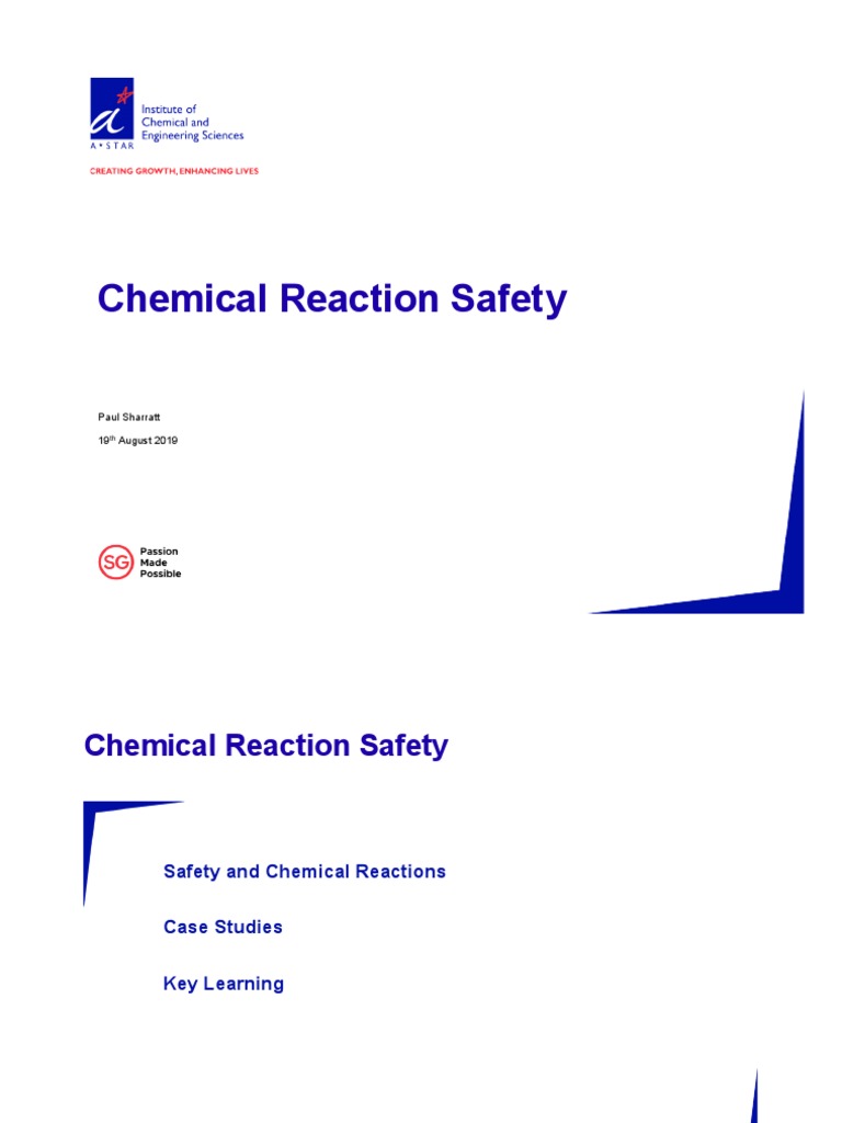 Chemical Reaction Safety Guidelines | PDF | Chemical Reactions ...