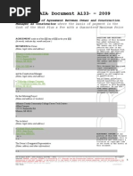 Construction Contract AIA A101 | PDF | Indemnity | Employment