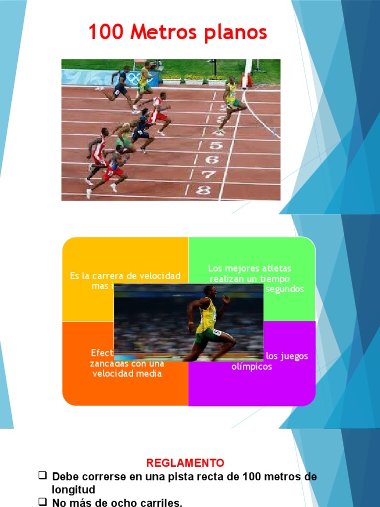 100 Metros Planos | PDF | Deporte del atletismo | Juegos Olímpicos de ...